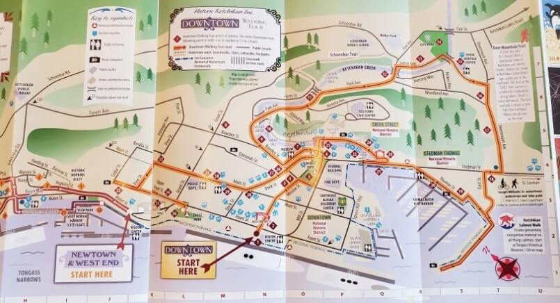 Ketchikan Walking Tour Map Ketchikan & Victoria — H.D. Hunt